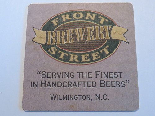 Beer Coaster ~ FRONT STREET Brewery ~ Wilmington, NORTH CAROLINA ...