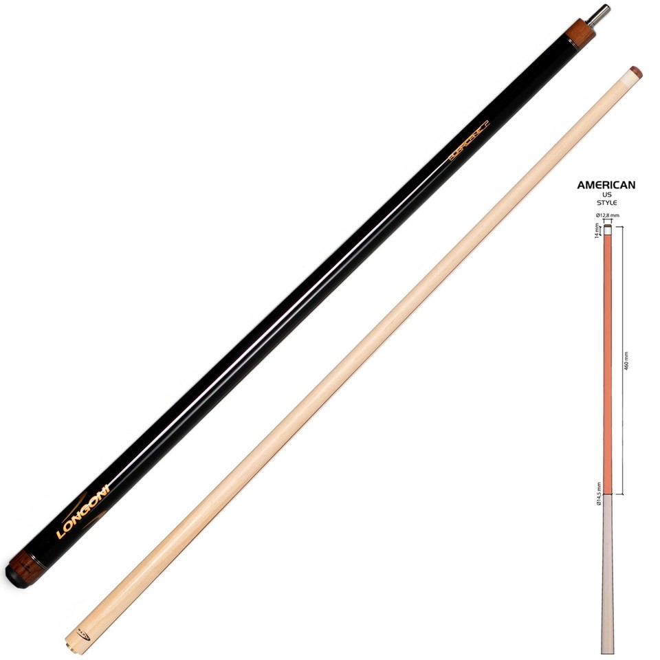 Longoni Hurricane 2 Pool Billiard Cue Maple Shaft No Wrap VP2 Joint | eBay