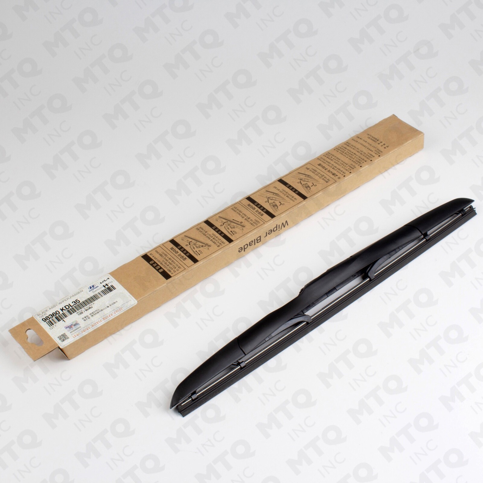 Genuine Passenger Wiper Blade 98360-A5000 (98360-KDL35) for Hyundai Kia ...