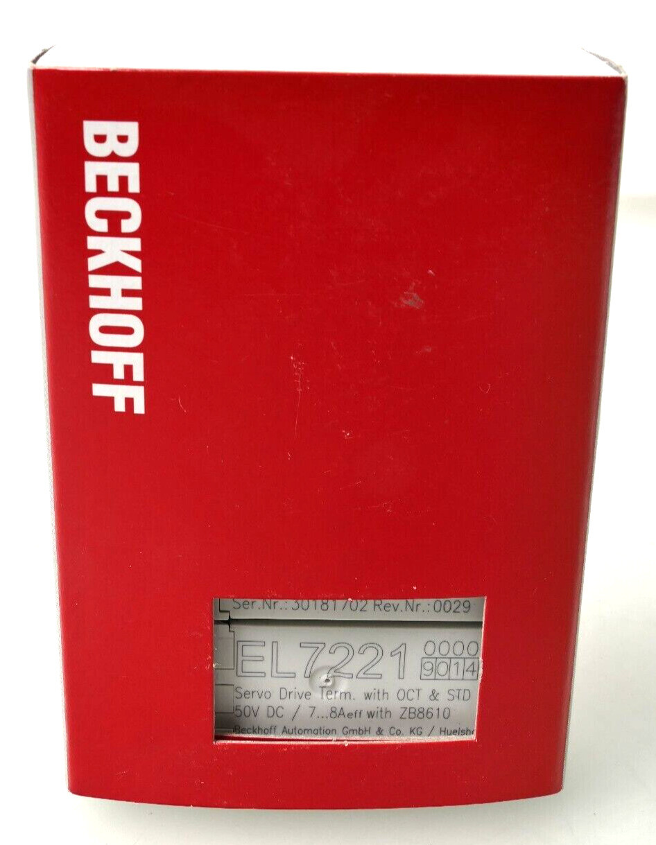 Beckhoff EL7221 | EL 7221 EtherCAT-Klemme | 1-Kanal-Motion-Interface ...