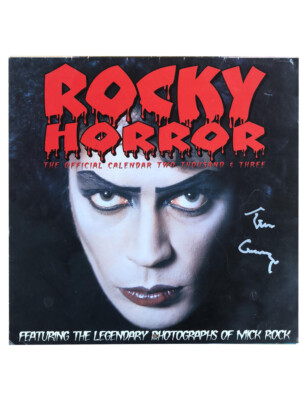 Rare 2003 Rocky Horror Mick Rock Calendar Signed by Tim Curry + ME COA ...