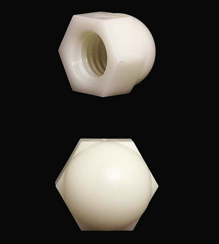 M3~M12 Hexagon Nut DIN1587 nylon Cover type Nut Plastic cap Decorative ...