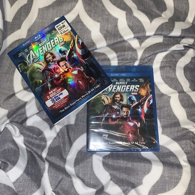 Sealed Marvel's The Avengers Blu-ray DVD. 2-Disc Set ••BRAND NEW•• W ...