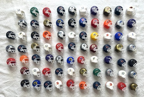 Lot Of 73 Mini NFL Gumball Vending Machine Football Helmets w/ Full ...