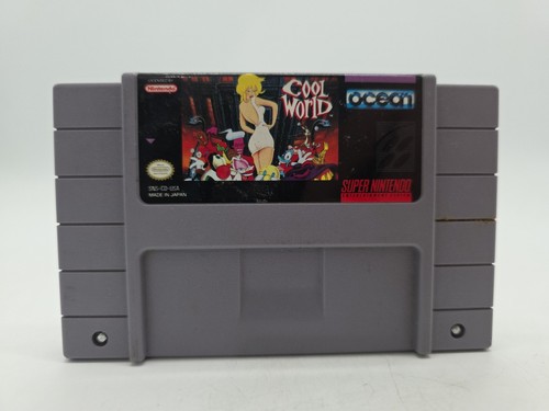 Cool World (Super Nintendo Entertainment System SNES, 1993) Cartridge ...