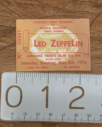 Led Zeppelin Decal Led Zeppelin Sticker Led Zeppelin Concert 1970s ...