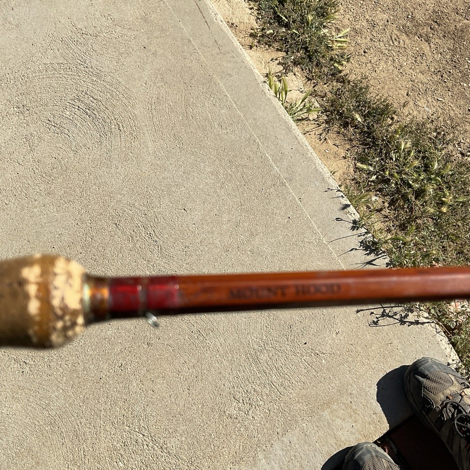Vintage Weber Mount Hood Model 8’8” 3-2, 6 oz. Bamboo Fly Rod original ...