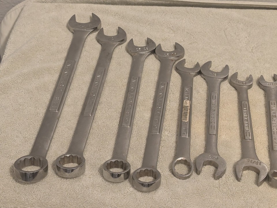 Lot of 23 Assorted Craftsman Wrenches Set LOT Standard 20 SAE - 3 ...