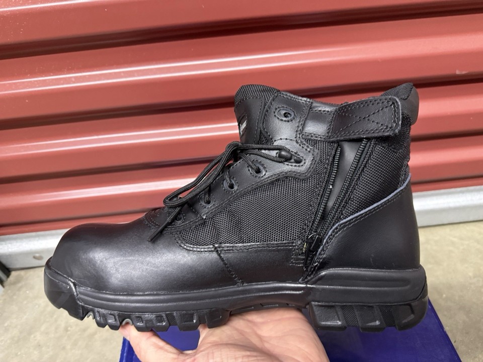 NEW Bates Ultra-Lites 5" Tactical Boots Side Zip Black E02264 Men’s ...