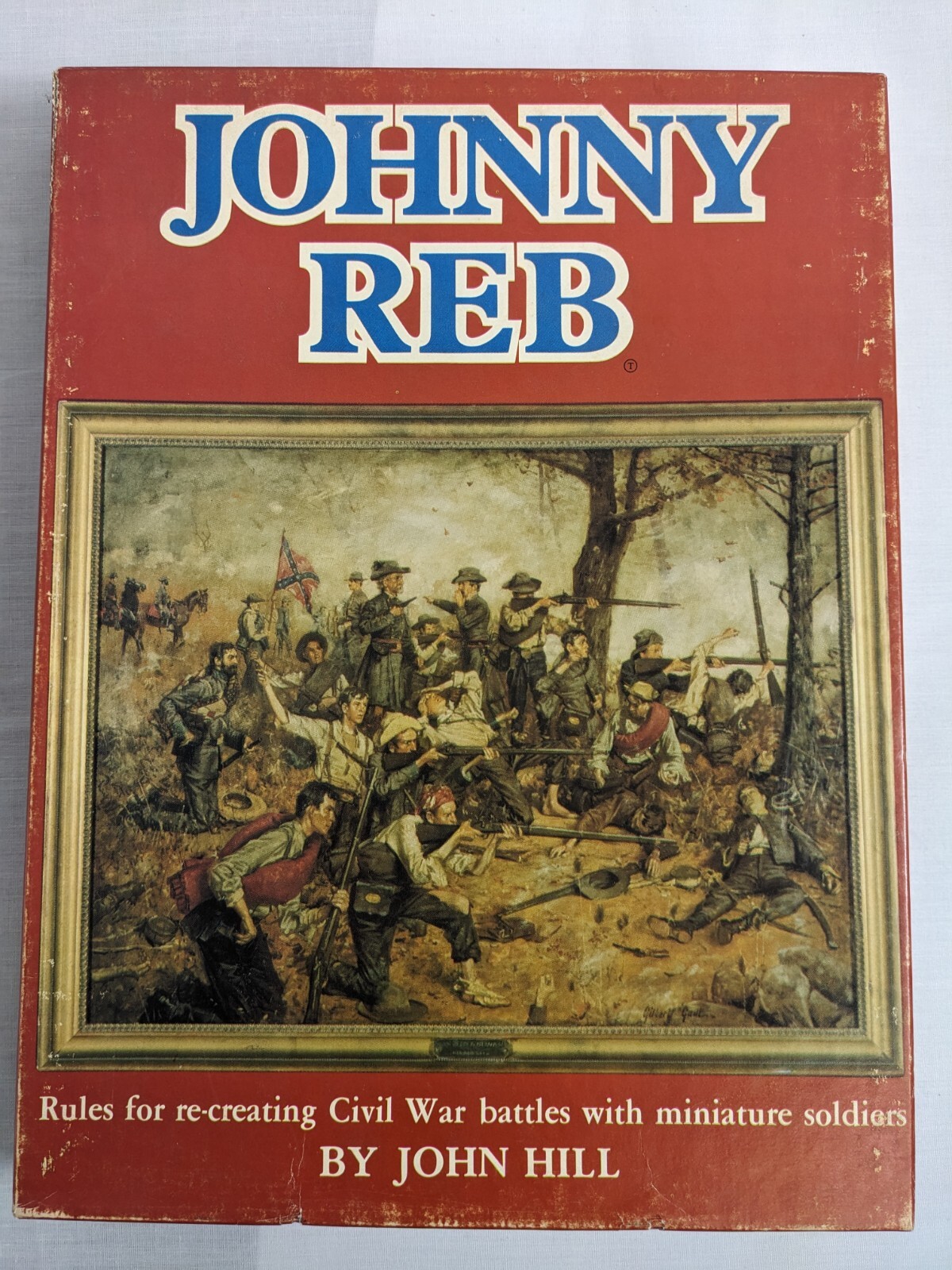 JOHNNY REB Miniature War Game System Board Game UNPUNCHED Adventure ...