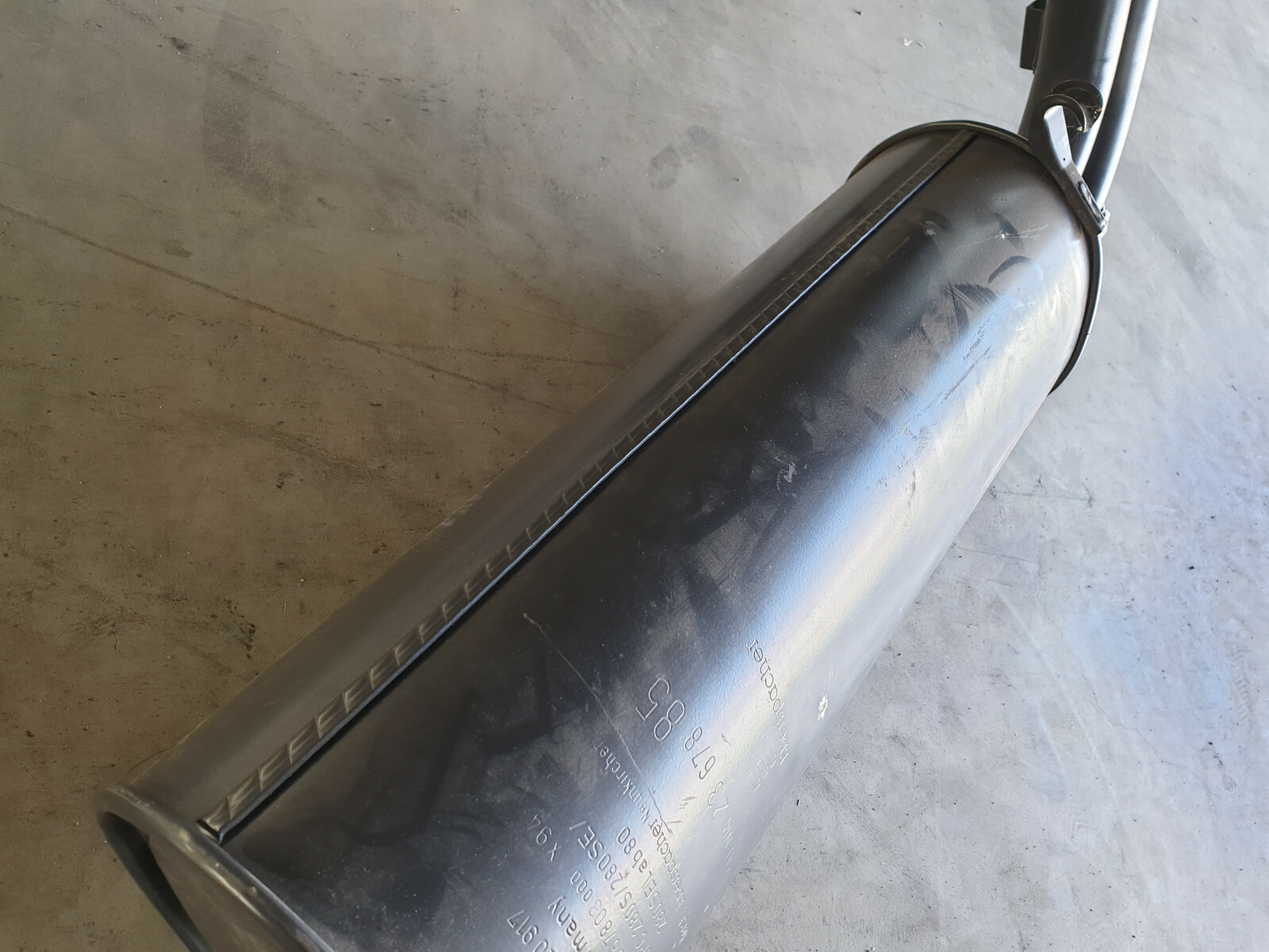 NOS Mercedes 280SE 280SEL W126 M110 Auspuff Schalldämpfer Exhaust ...