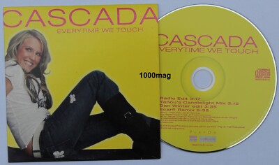 CASCADA CD SINGLE COMME NEUF EVERYTIME WE TOUCH / 4 TITRES / ENVOI ...