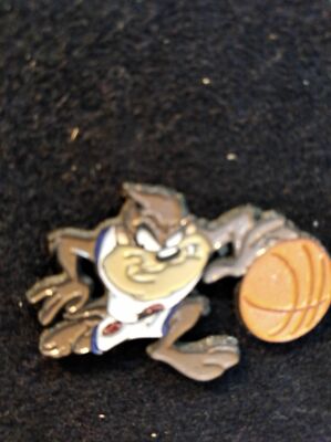 PIN LOONEY TUNES TAZ PLAYING BASKETBALL | eBay