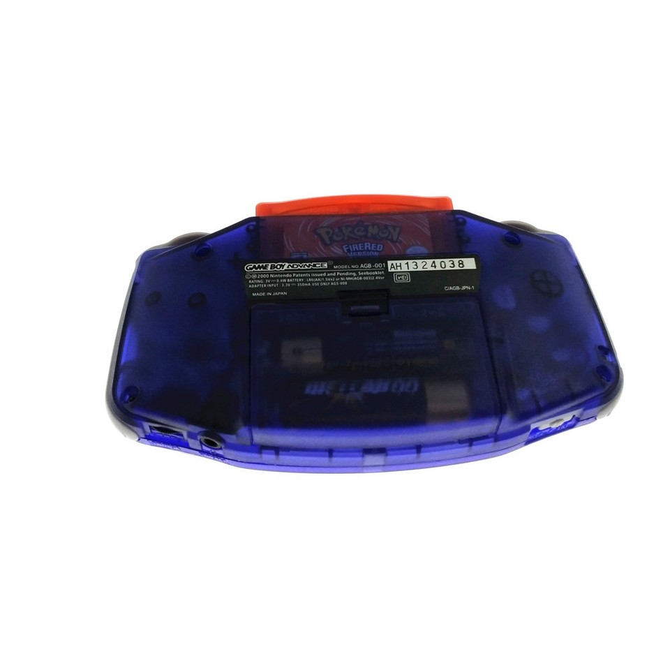 Transparent Blue Picachu Game Boy Advance Console GBA AGS-101 Backlight ...