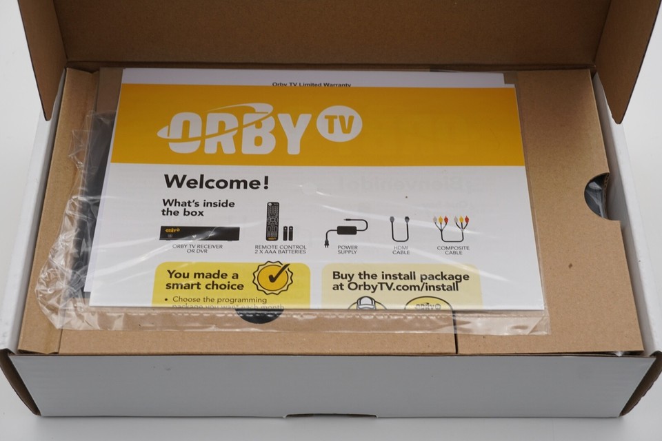 ORBY TV SATELLITE RECEIVER box KSTB2095 - New in Box 860463002603| eBay