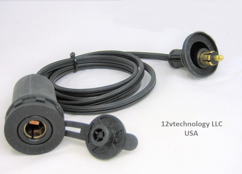120" Heavy Duty Extension Cord Hella BMW DIN Powerlet Plug Socket ...