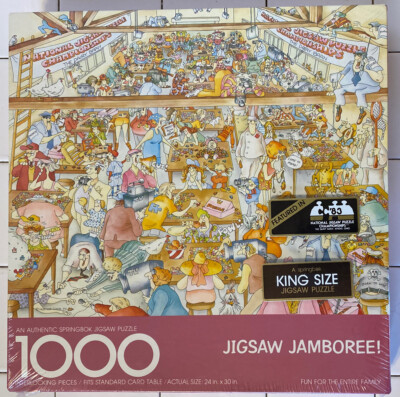 Vintage Springbok Jigsaw Jamboree Puzzle Contest Janet Cleland Art New ...