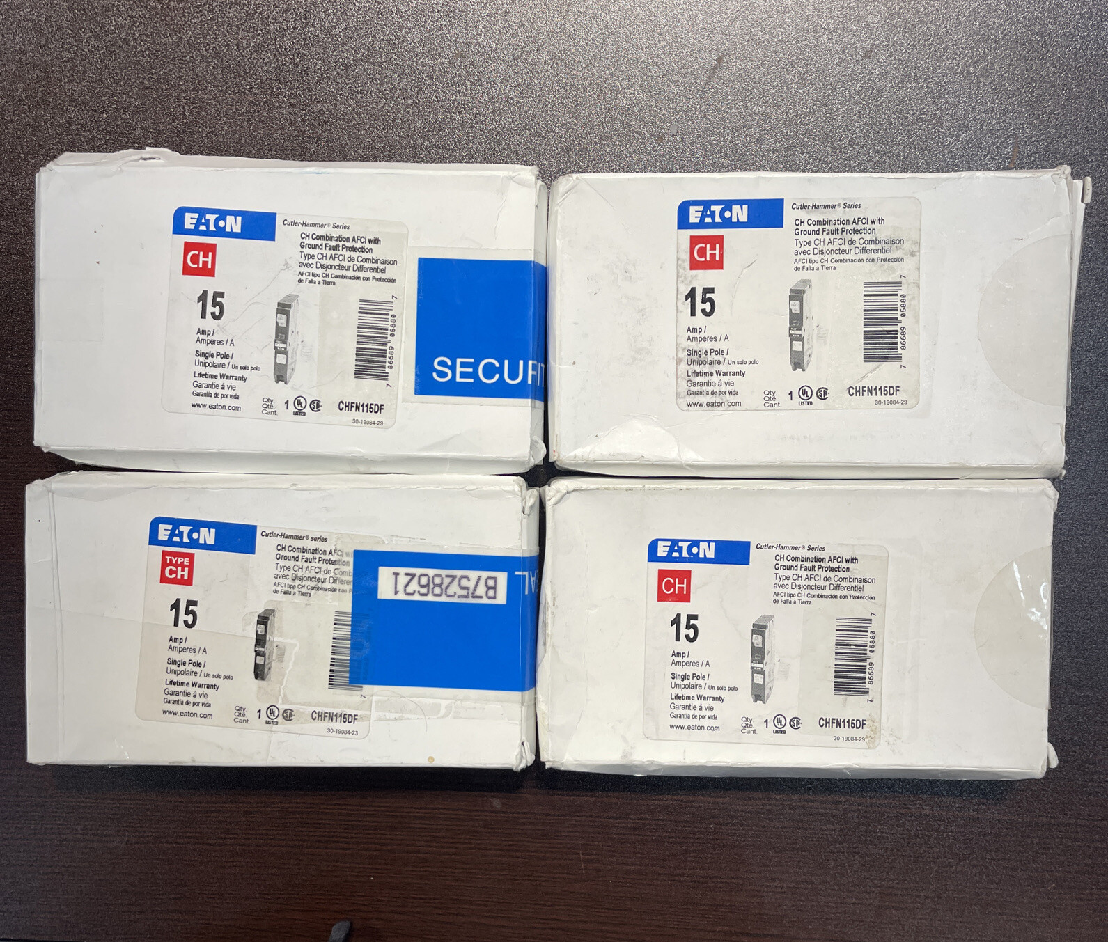 Eaton CHFN115DF Gen 6 Single Pole CH Combination AFCI Breakers. 15 Amp ...