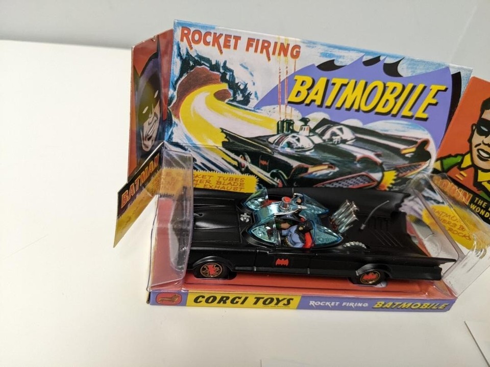 Corgi Model Club Batmobile 2024 Reissue No 267 Matt Black Exclusive ...