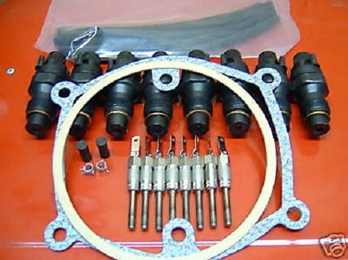 6.5L GM Diesel Tune-Up Kit w/ Marine Injectors, Glow Plugs ...