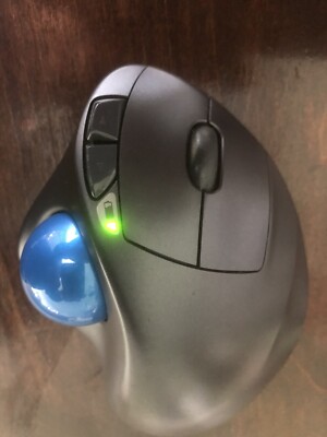 Logitech Trackman Logi M570 Trackball Mouse *No USB Receiver* Tested ...
