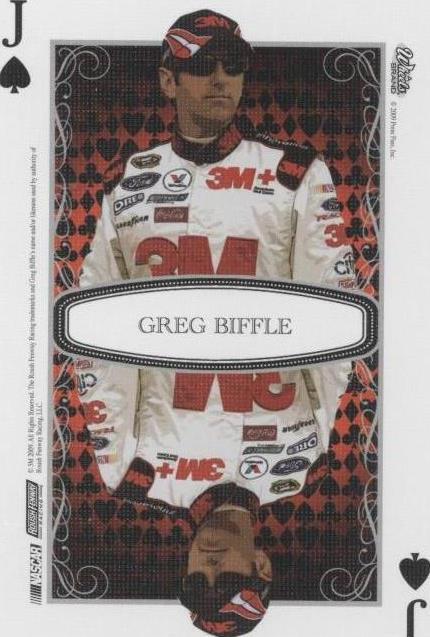2009 Wheels Main Event - Playing Cards Greg Biffle #JS Blue for sale ...