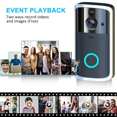 Secure Your Home with a WiFi Video Doorbell Camera Easy Installation HD ...
