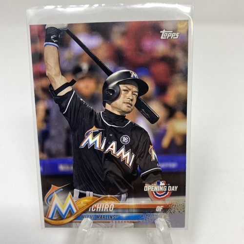 2018 Topps Opening Day Baseball #61 ICHIRO SUZUKI Miami Marlins | eBay