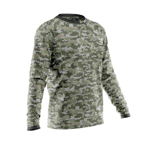 HECS Lightweight Hunting Clothing-3 Pcs Shirt, Pants, and Headcover ...