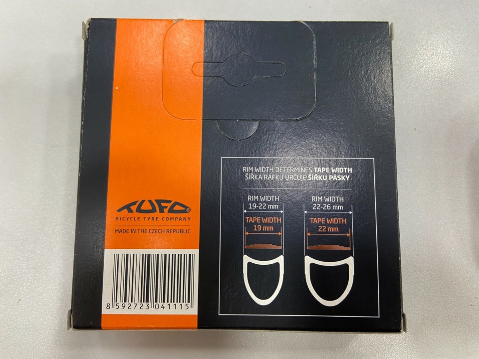 Tufo Gluing Tape For Tubular Road Carbon/Alloy Rim Tyres (19mm/ 22mm ...