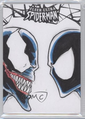 2017 Fleer Ultra Marvel Spider-Man 1/1 Mark Spears Auto Sketch a2v | eBay