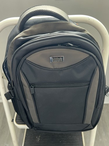 NRA Backpack National Rifle Association Logo Black Olive Laptop Bag ...
