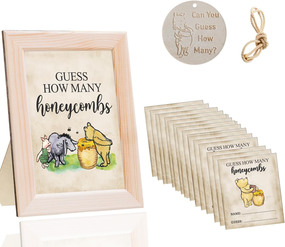 Classic the Winnie Bear Guess How Many Honeycombs Game- Perfect for ...