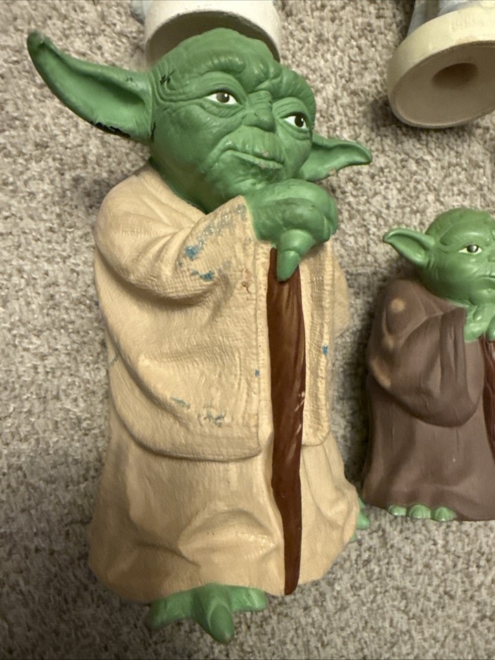 Vintage Yoda Vinyl Hand Puppet, Magic 8ball, Hand Painted Figures ...