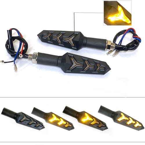 Universal Sequential LED indicators Ideal For Motorcycles, Quads, ATVs ...