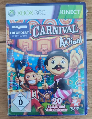 Carnival Games: in Aktion! (Microsoft Xbox 360, 2011) Top Titel Neu Fun ...