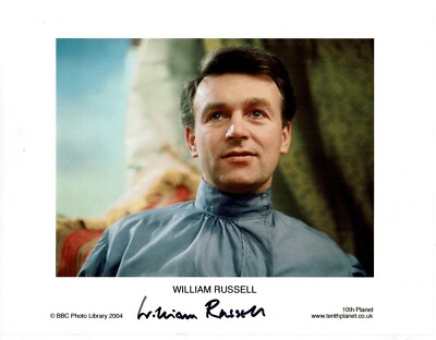 William Russell DOCTOR WHO Ian Chesterton 10x8 Genuine Signed Autograph ...