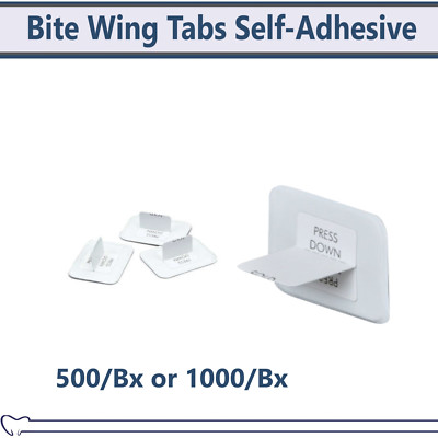 2000 Dental X-ray Bite Wing Tabs Self-adhesive 500 or 2000/Box, Premium ...