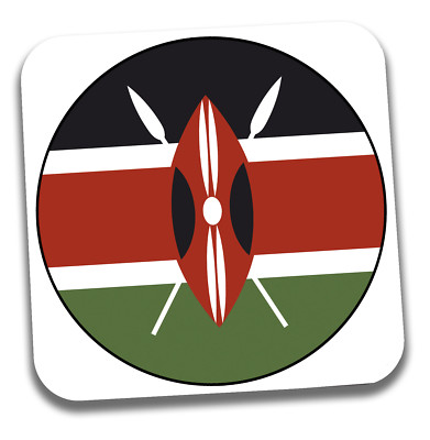 Kenya Kenyan Flag Drinks Coaster - Gift - Birthday - Stocking Filler | eBay