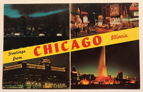 Greetings From Chicago, Illinois IL Postcard - Multi-View - The City ...
