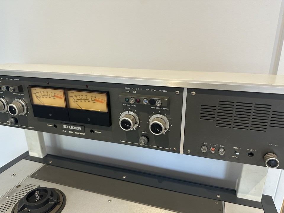 Studer B67 Reel to Reel Tape Recorder with Meter Bridge & Stand – fully ...