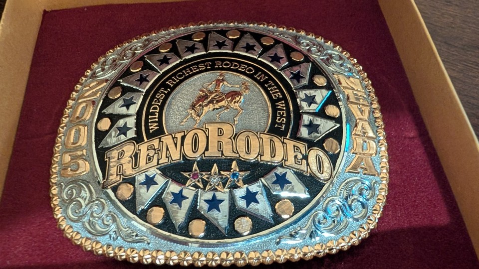 2005 Reno Rodeo Limited Edition Buckle – Gist Silversmiths – #82/500 | eBay