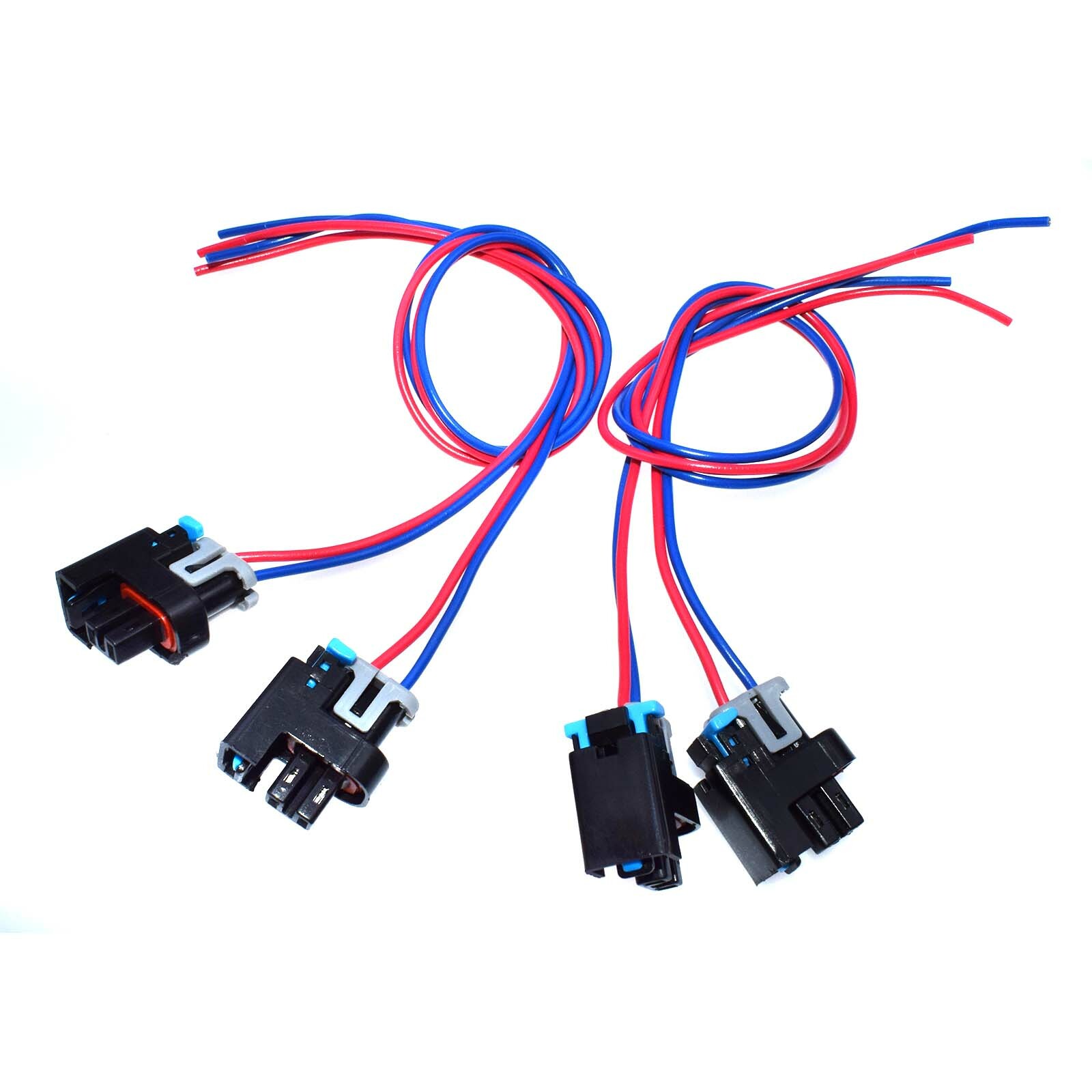 4pcs New Connector 2-way 2 pin for GM Saturn Fuel Injector 575356 ...