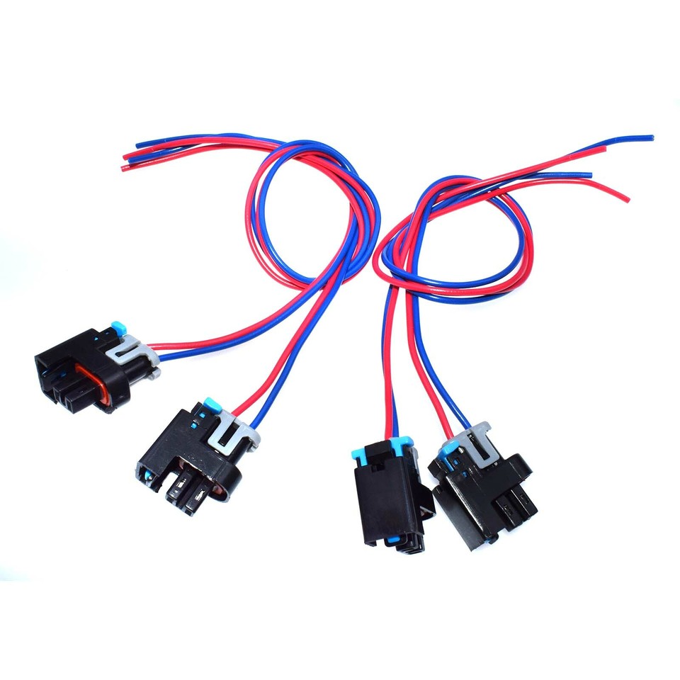 4pcs New Connector 2-way 2 pin for GM Saturn Fuel Injector 575356 ...