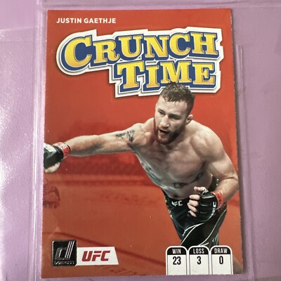 2022 Donruss UFC - Crunch Time Press Proof #2 Justin Gaethje | eBay