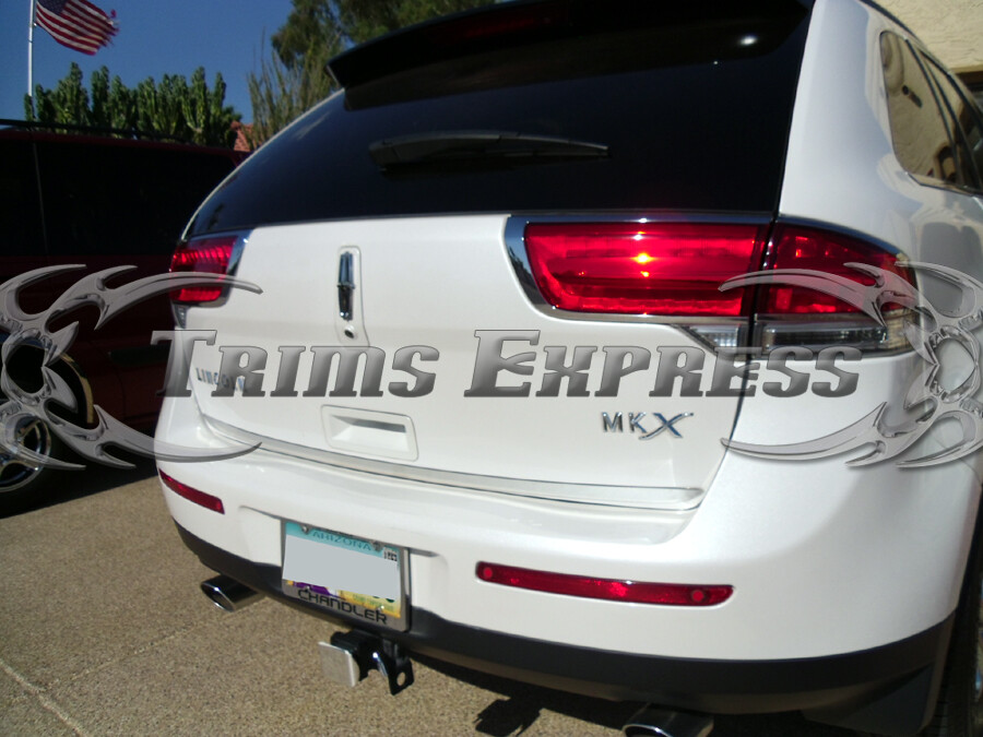 2007-2015 Lincoln MKX Rear Trunk Lower Trim Accent Chrome Stainless Lid ...
