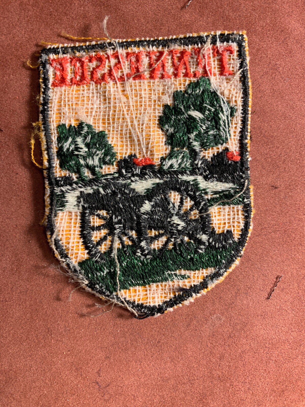 Vintage BLACK BORDER VERSION Tennessee Civil War Canon Patch 83K9 | eBay