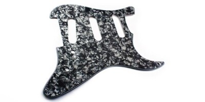 Grey Strat Style Guitar Pickguard SSS Electric Guitar USA/MIM Scratch ...
