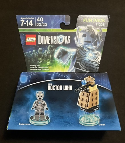 LEGO Dimensions Doctor Who Dalek & Cyberman Fun Pack 71238 Retired NEW ...