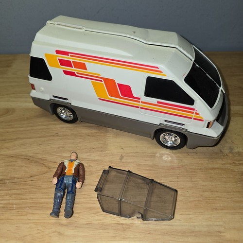 Vintage MASK Slingshot 1986 Kenner Van + Action Figure Ace Riker As-Is ...